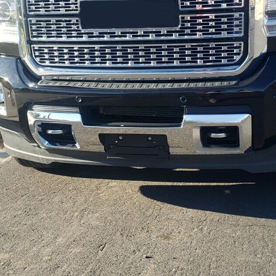 For 15-19 GMC 2500/3500HD Front Bumper Skid Plate Face Bar Replacement ...