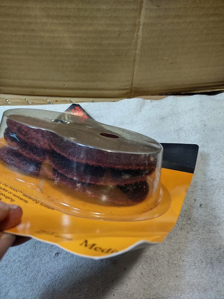 Package of 6 3M Scitch-Brite Roloc Gasket Removal Discs-NOS-Fixed US ...