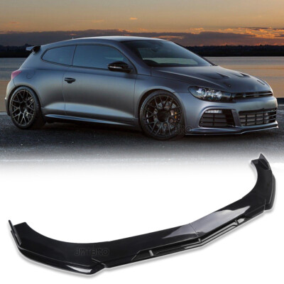 For VW Scirocco R Front Bumper Lip Spoiler Body Kits Chin Splitter ...