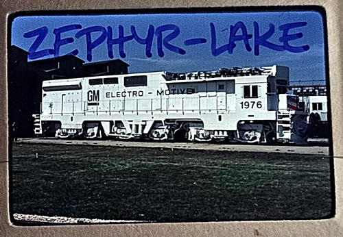 Scarce 1976 35mm Slide EMD GM10B Electro Motive Engine (1 Made) in La ...