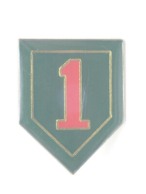 Big Red One First Infantry Division Army Vintage Lapel Pin | eBay