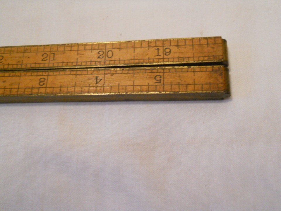 B - Vtg Stanley Sweetheart No. 62 Folding Rule Stanley SW Ruler 24 Inch ...