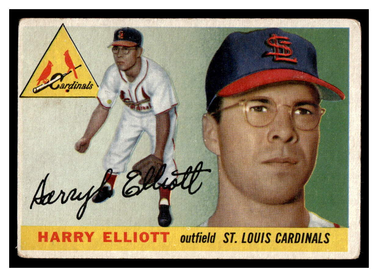 1955 Topps Harry Elliott 137b St. Louis Cardinals | eBay