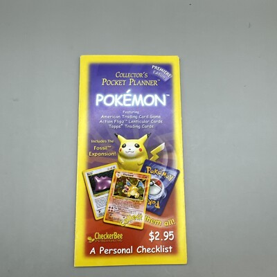Pokemon Collector's Pocket Planner Premiere Edition Trading Card ...