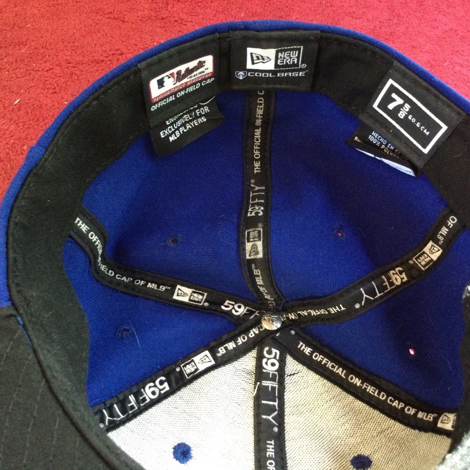 MLB Kansas City Royals KC 59FIFTY 5950 Fitted Men's New Era Hat Blue ...