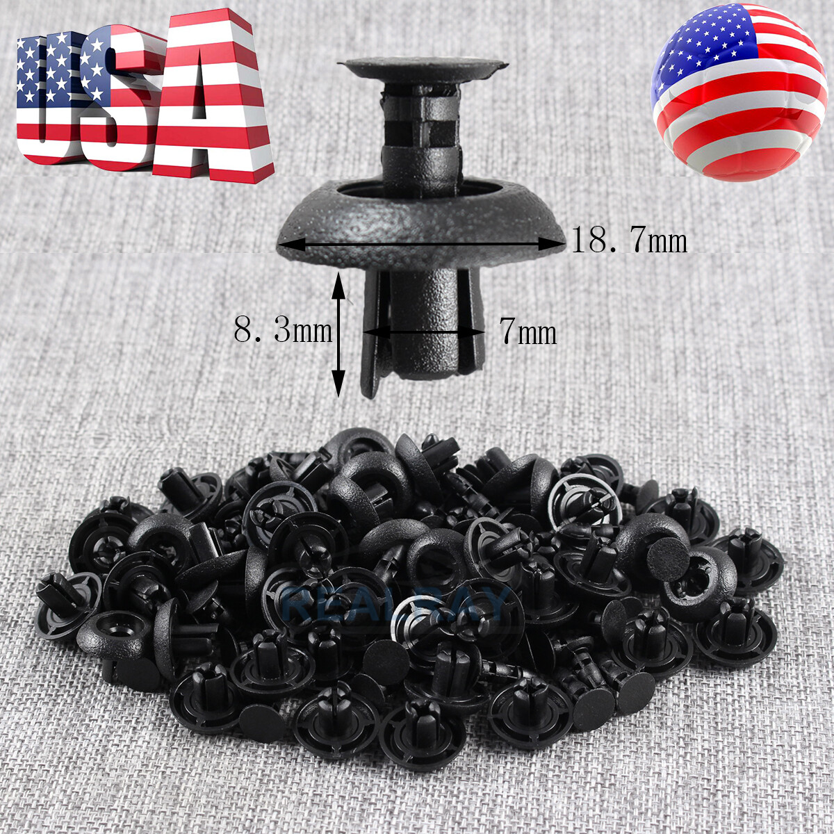 For 2010-2018 Lexus RX350 RX450H 3.5L V6 4D Plastic Engine Cover Clips ...