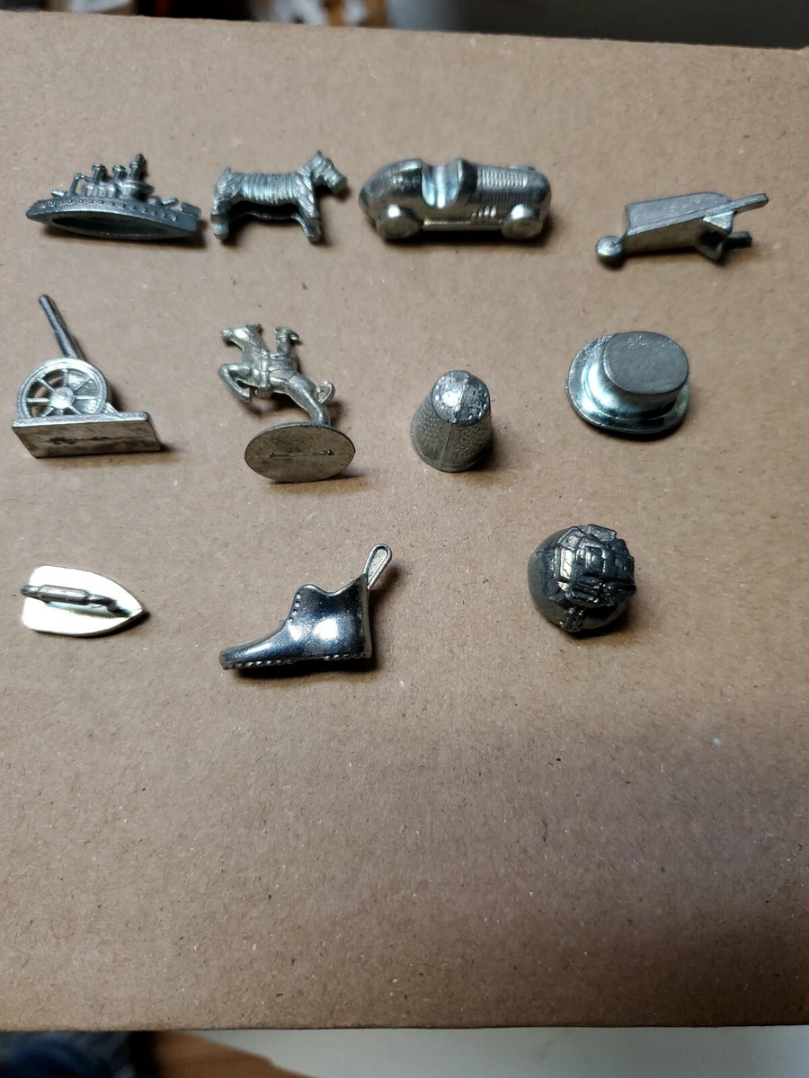 Original Monopoly Metal Tokens