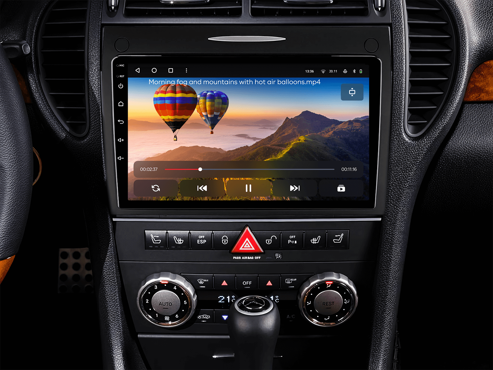 9" Android 13 Car Radio Stereo GPS For Mercedes R171 SLK280 SLK350 ...