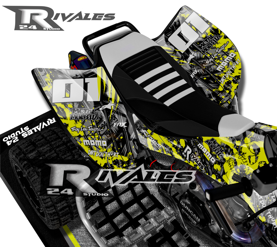 Honda TRX 450R 450ER graphics kit 2004 2005 2006 to 2014 decals ...