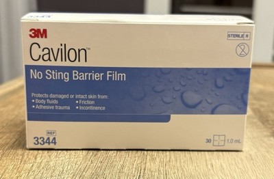 3M Cavilon No Sting Barrier Film Wipes ref 3344 1 ml - 30/BX | eBay