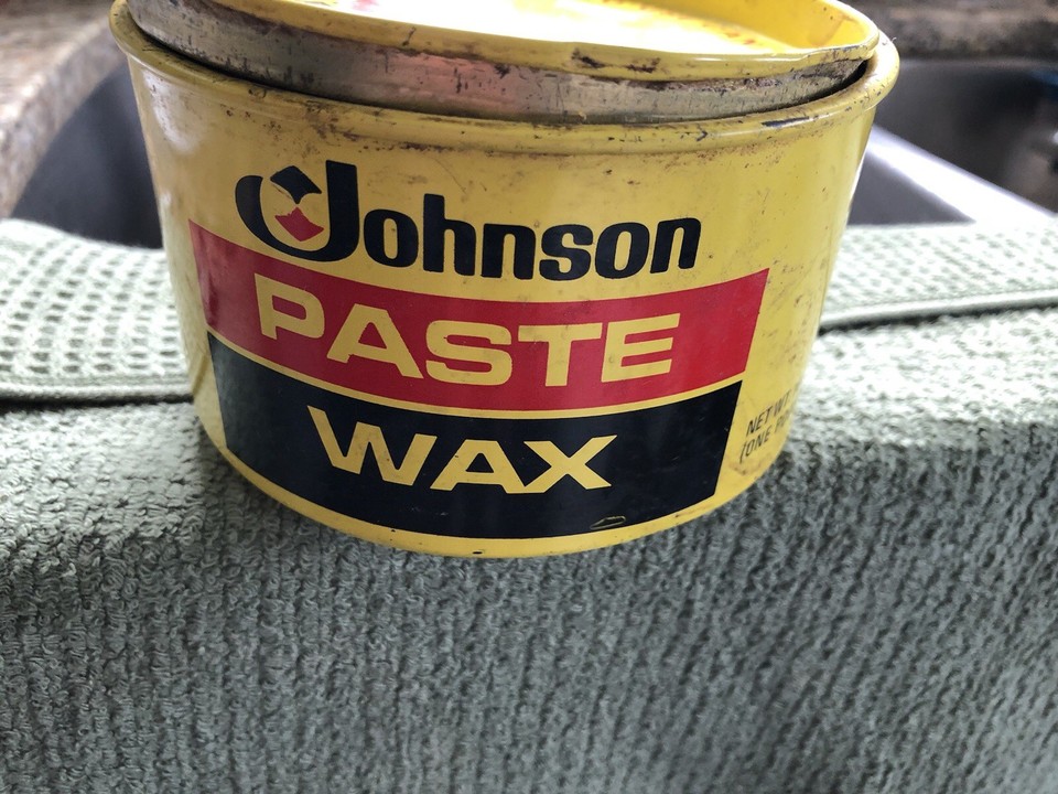 Johnson Paste Wax, 16 oz Tin Can, Original Formula, Partial Can | eBay