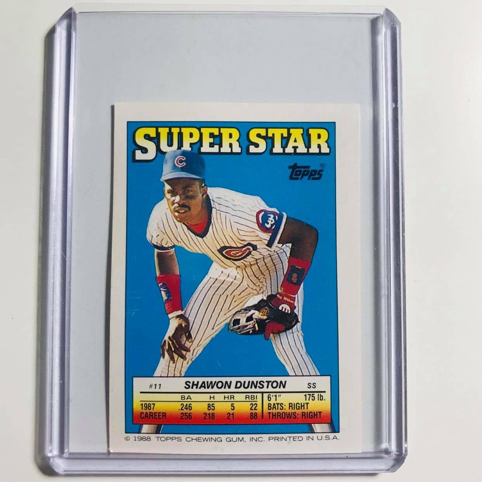 Robby Thompson / Lloyd Moseby / Shawon Dunston 1988 Topps Stickers A ...