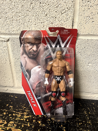 Triple H HHH WWE Series 73 Red Cross Short Hair 6" DXF97 NEW DAMAGED ...