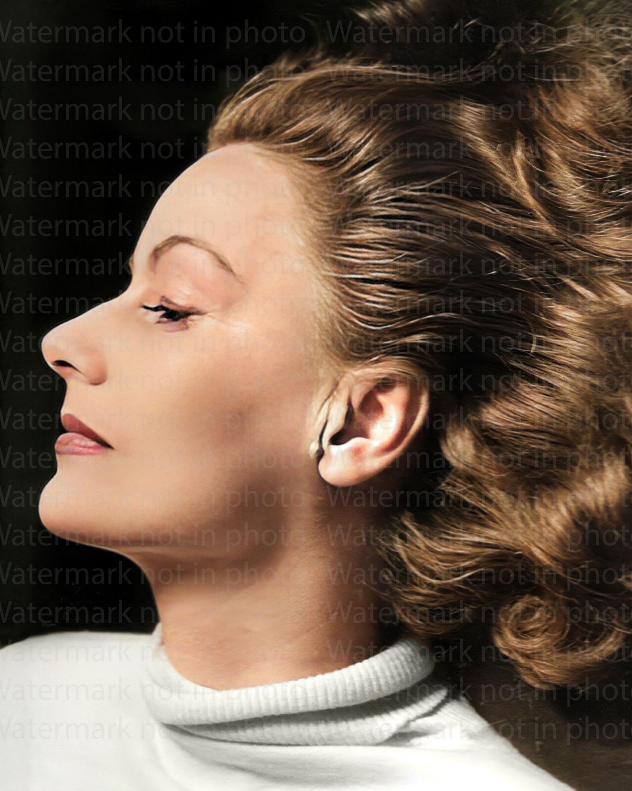 Greta Garbo 8x10 RARE COLOR Photo 611 | eBay