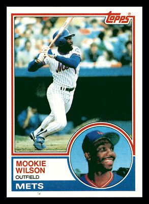 1983 Topps Mookie Wilson #55 NM-MINT New York Mets Vintage | eBay