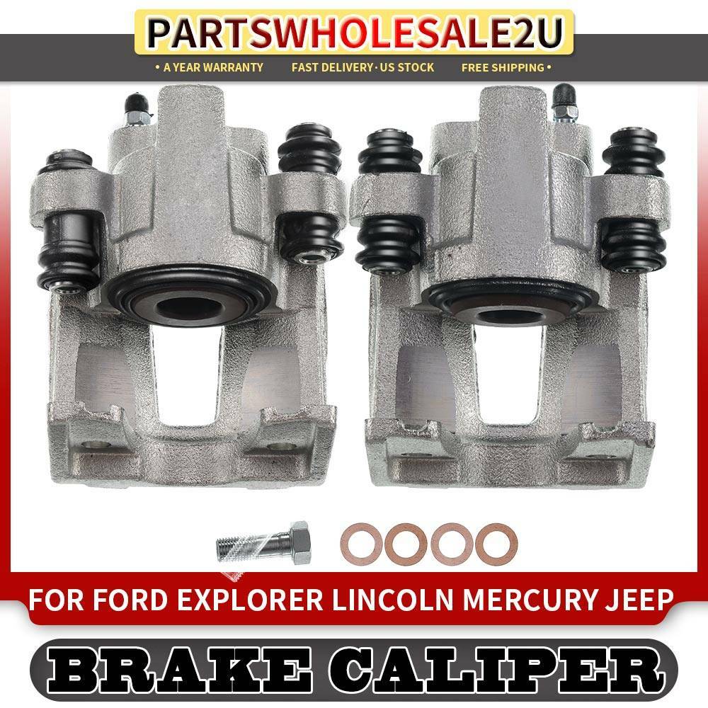 2 Rear Left & Right Brake Caliper for Ford Explorer Jeep Liberty ...