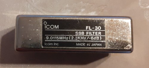 Icom FL-30 SSB filter, 2.3KHz@9.0115MHz | eBay