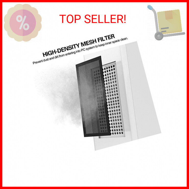 Computer Cooler Fan Dust Filter 2 Pack Magnetic Frame Dust Mesh ...
