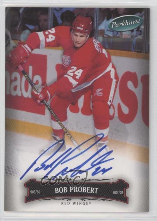 Bob Probert Autographed Memorabilia | Signed Photo, Jersey ...