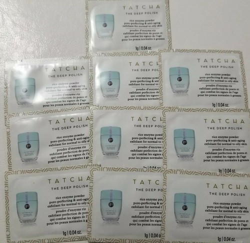 Tatcha Skin Care Packets The Deep Polish Rice Enzyme Powder Packet 10 ...