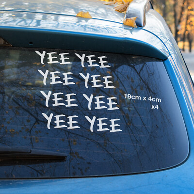 Yee Yee Vinyl Decal Sticker Car Window Earl Dibbles BNS 4x4 4WD Ute ...