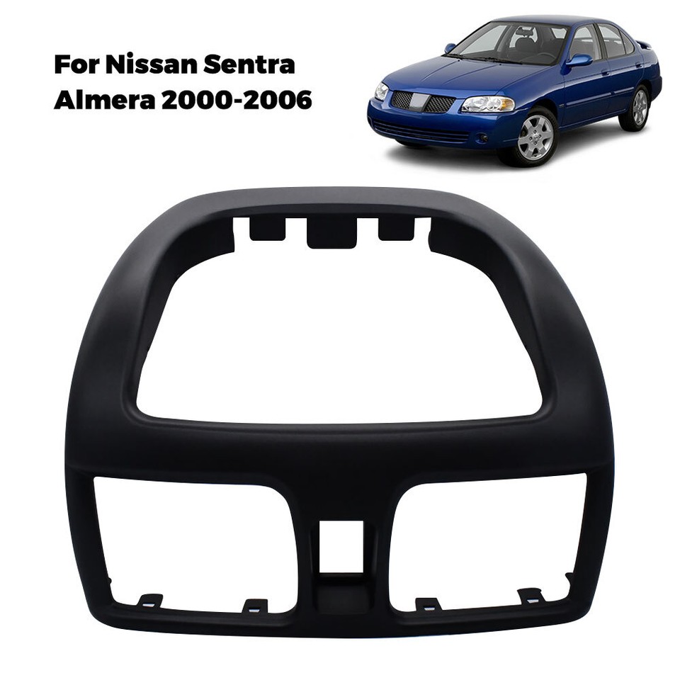 Fits 2000-06 Nissan Sentra Almera Car Center Console Radio Fascia Dash ...