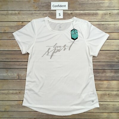 SMALL LuLaRoe CONFIDENT Workout T-Shirt, SOLID WHITE, RISE Collection ...