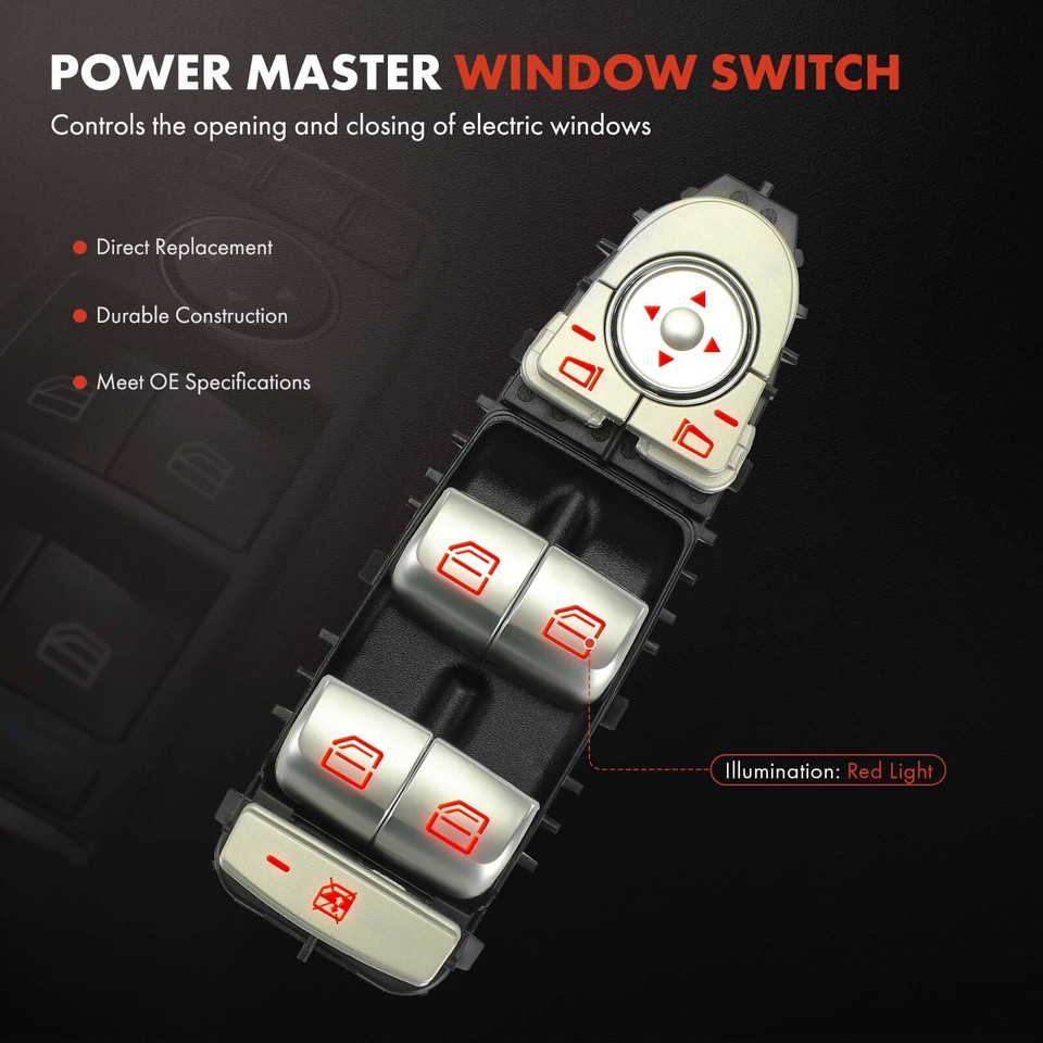 Power Window Switch for Mercedes-Benz E200 E250 E300 E43 AMG Front Driver Side | eBay