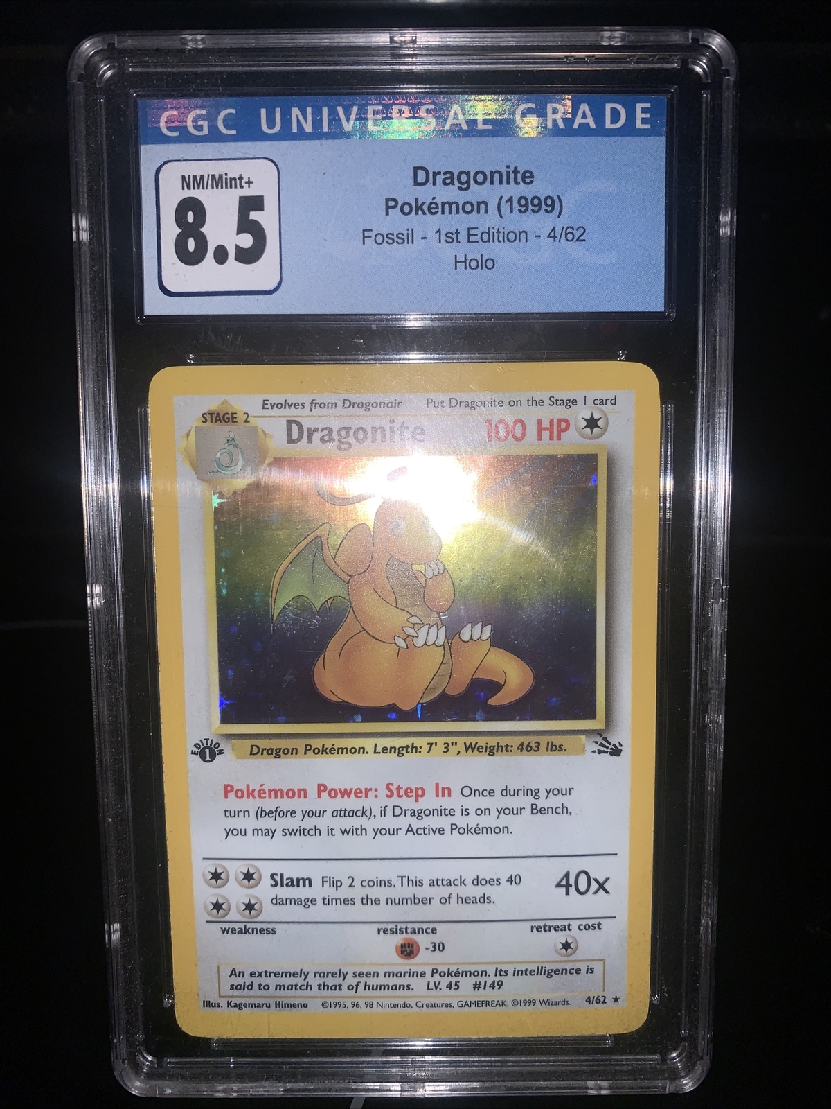 First Edition Dragonite Graded 8.5 | eBay