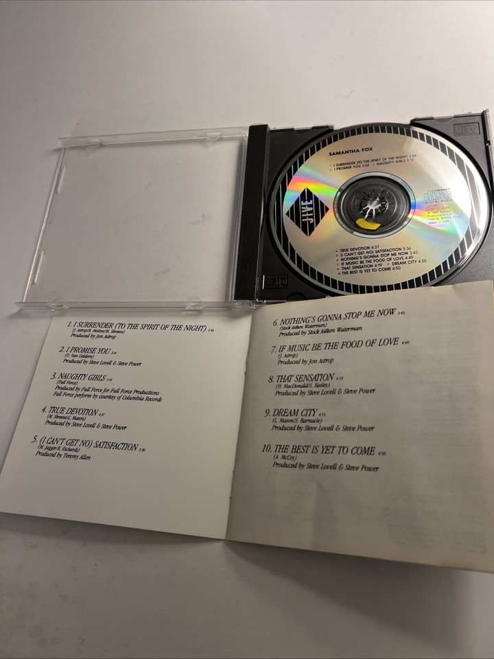 Samantha Fox by Samantha Fox (CD, 1990) 12414106124| eBay