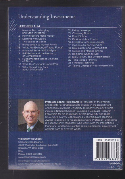 Understanding Investments Paperback 2012 by Professor Connel Fullenkamp ...