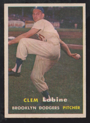 1957 TOPPS BASEBALL #53 CLEM LABINE NM *** FREE SHIPPING *** | eBay