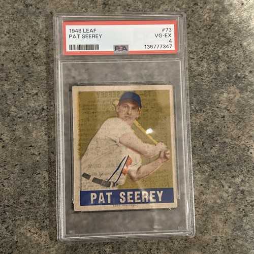 Pat Seerey, Rookie, 1948 Leaf #73 - PSA 4 VG-EX | eBay