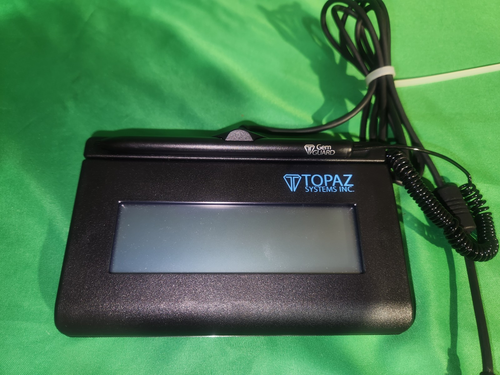 Topaz T-L460-HSB-R SigLite LCD 1x5 Electronic Signature Pad, USB | eBay