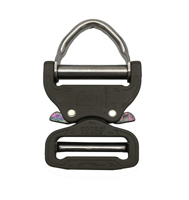 Austrialpin 45mm/1.75" D-Ring Cobra Buckle - Brown Grey - FX45QVD-XB | eBay