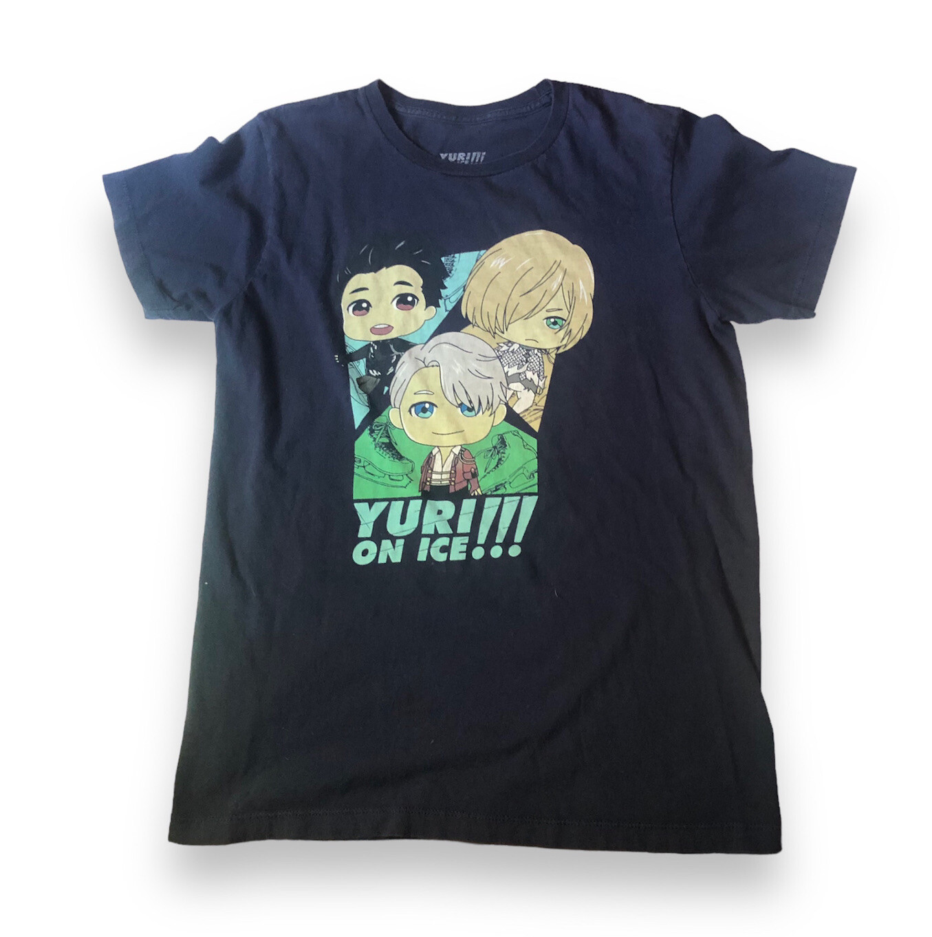 Yuri!!! On Ice Chibi Skaters Anime T Shirt Medium - Gem