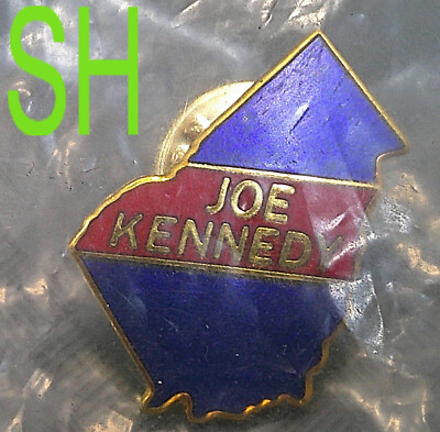 Vintage Joe Joseph Kennedy Campaign Pin Georgia State Senate Red Blue ...