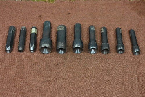 Rare Set of Tinman's Rivet Punches, 7/8" to 2" (mostly Priory) | eBay UK