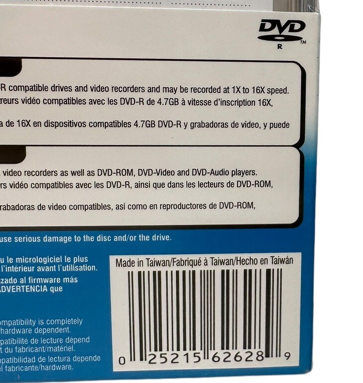 MAXELL COLOR DVD-R 10 PACK 4.7GB 120 MIN BRAND NEW FACTORY SEALED FREE ...