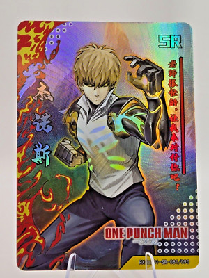 Genos - One Punch Man - Anime Art Trading Card - SR | eBay