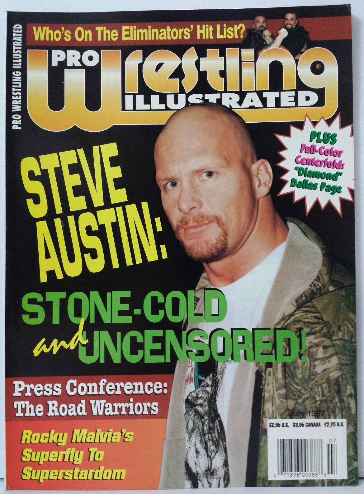 Pro Wrestling Illustrated PWI Magazine Issue July 1997 Dallas Page ...