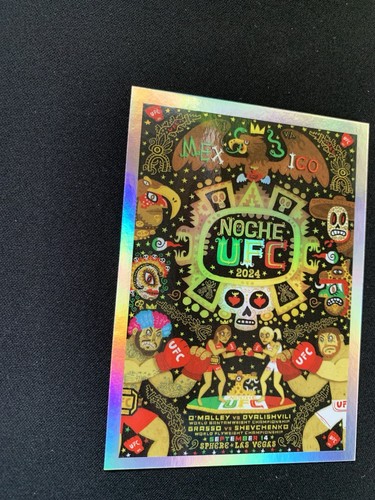 UFC Noche Topps NOW Sphere 306 Poster Card 2024 Sean O'Malley Merab ...