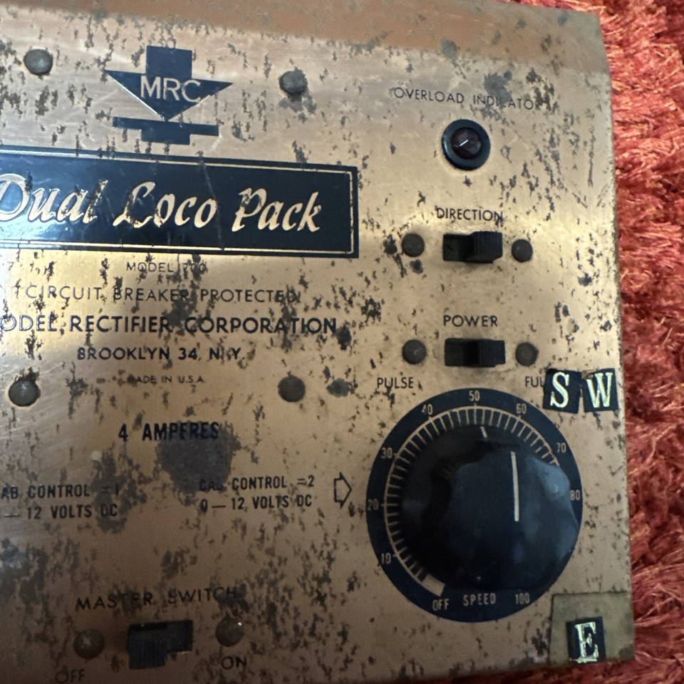 MRC Dual Loco Pack Model 2 DC Power Supply Hobby Train Transformer ...