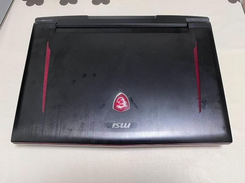 MSI GT75 Titan 8RG Gaming Laptop Intel i7-8750H GTX1080 16GB RAM 512GB ...