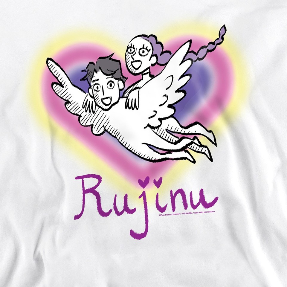 Kpop Demon Hunters Huntrix Saja Boys Rujinu Heart Fan Art Sweatshirt ...