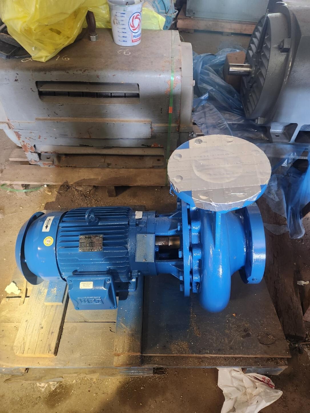 10 HP EVAPCO 10-1535P 6 X 5 X 6.75 IMP DIA CENTRIFUGAL PUMP Weg motor ...