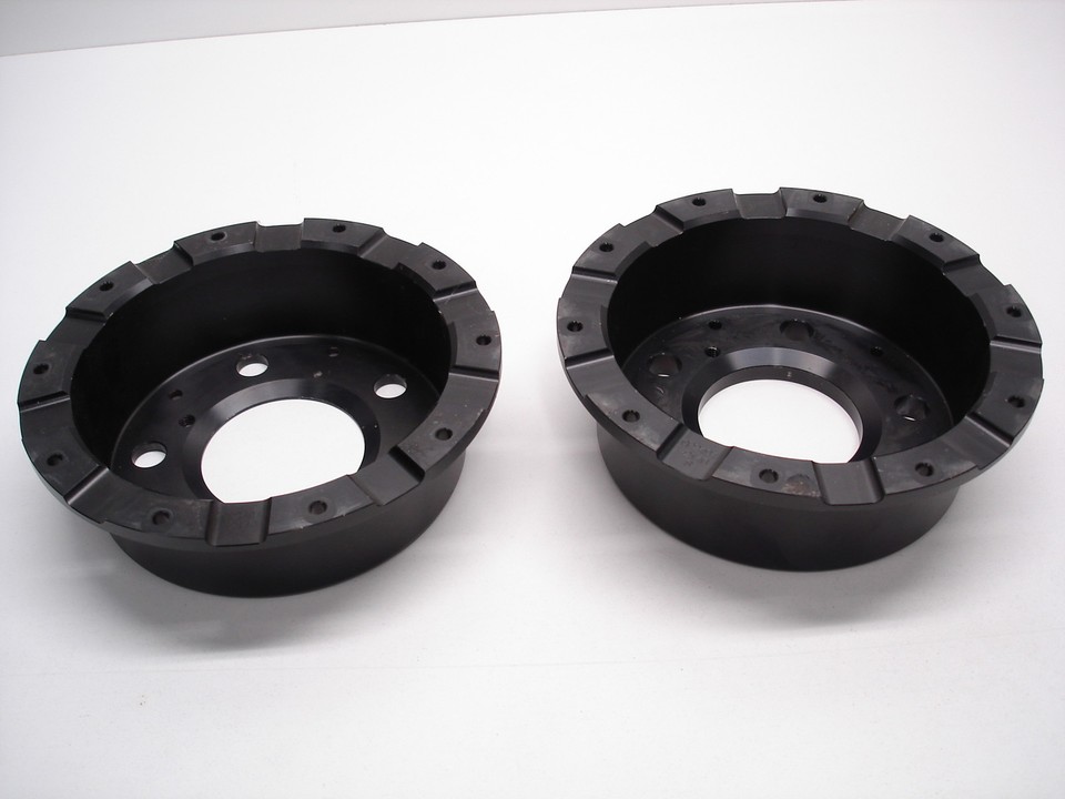 2 NASCAR AP RACING CP2494-2140 DISC BRAKE 5on5 ROTOR HATS 10 BOLT x 7. ...