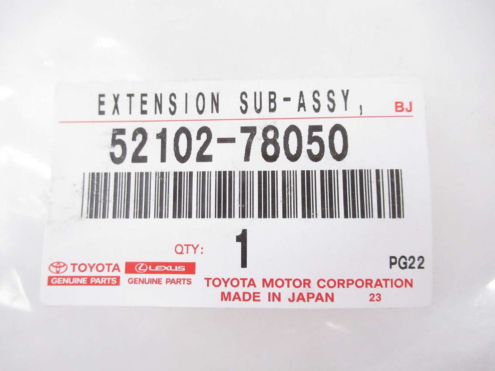 Genuine OEM Toyota Lexus 52102-78050 Front Bumper Grill Extension | eBay