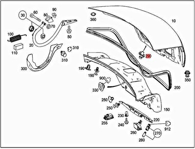 Genuine MERCEDES BBDC C204 W204 Stop buffer 2047500089 | eBay