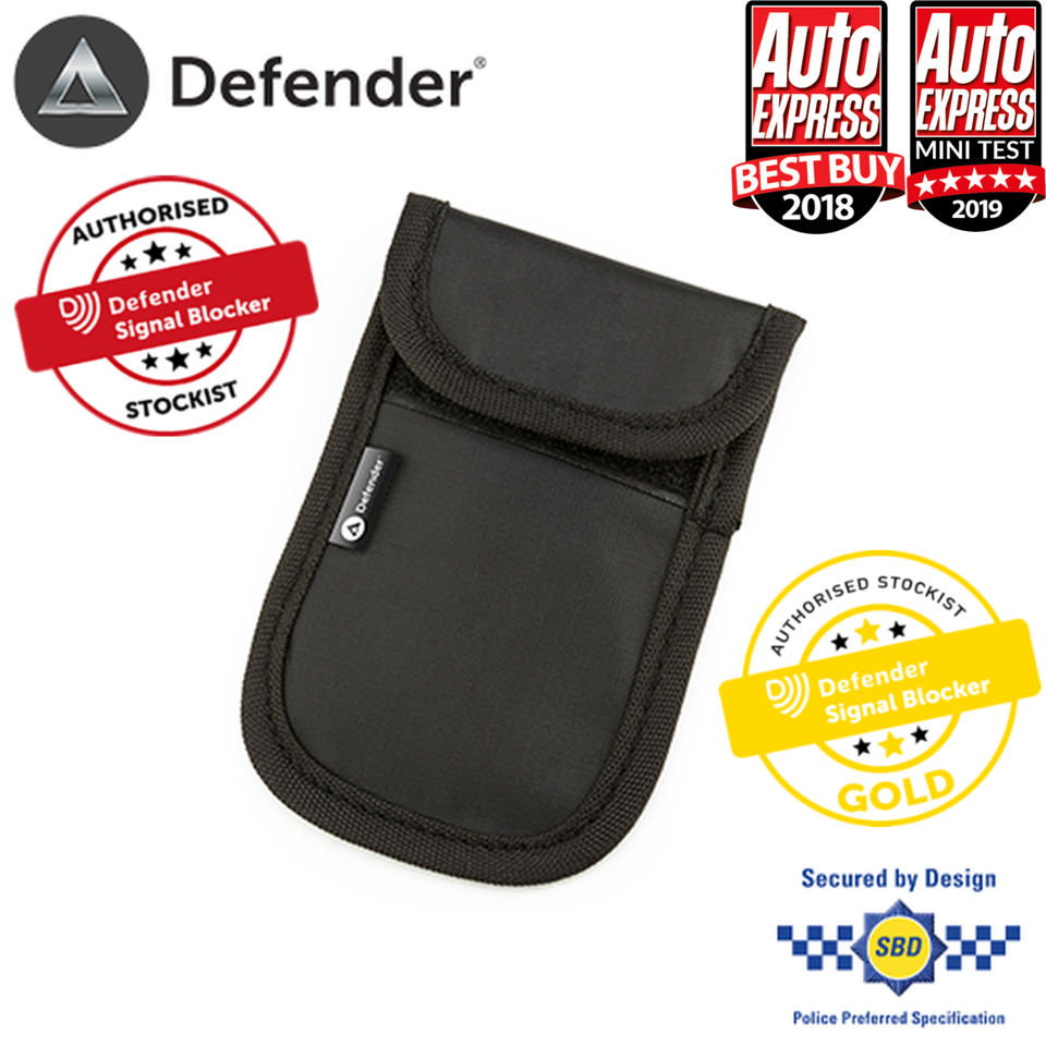 2 x Defender Car Key Signal Blocker Mini Faraday Cage Pouch RFID ...
